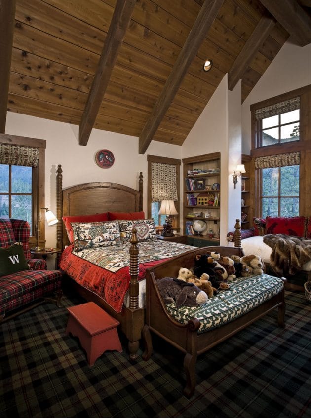 16 Wonderful Rustic Kids' Room Designs For Your Mountain Cabin