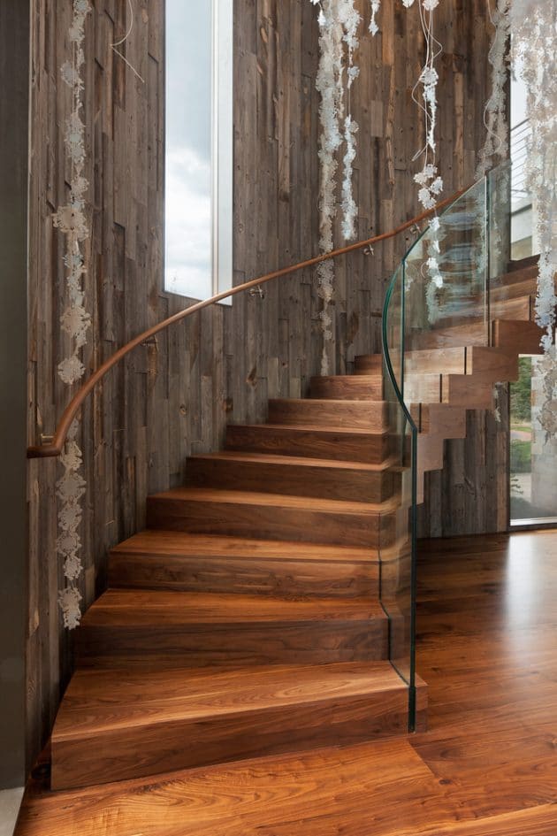 18 Cozy Rustic Staircase Designs That You'll Want In Your Mountain Home