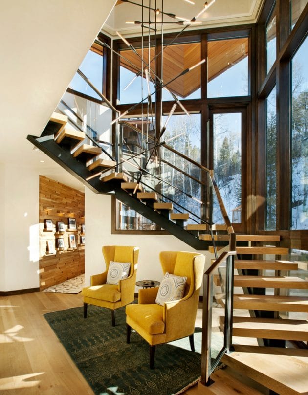 18 Cozy Rustic Staircase Designs That You'll Want In Your Mountain Home