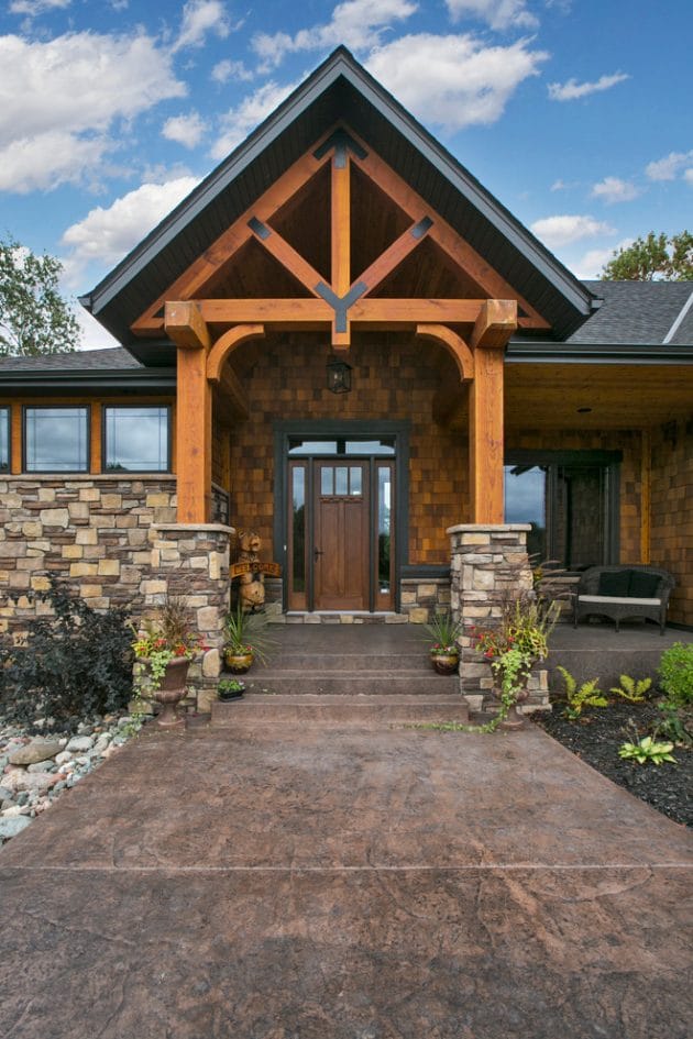 20 Embracing Rustic Entrance Designs You Wouldn't Be Able To Resist