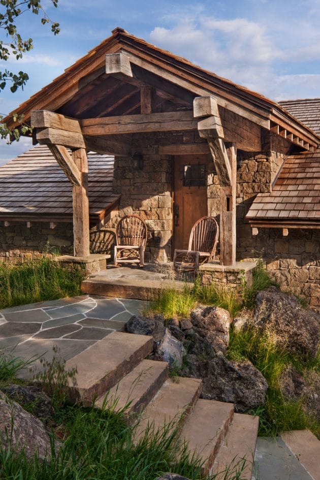 20 Embracing Rustic Entrance Designs You Wouldn't Be Able To Resist