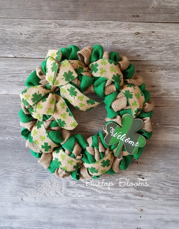 16 Wonderful St. Patrick's Day Wreath Designs That Will Bring You Luck