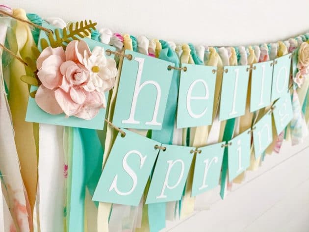 16 Colorful Spring Banner & Garland Designs To Welcome The Season