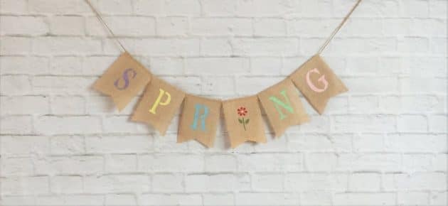 16 Colorful Spring Banner & Garland Designs To Welcome The Season