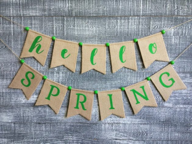 16 Colorful Spring Banner & Garland Designs To Welcome The Season