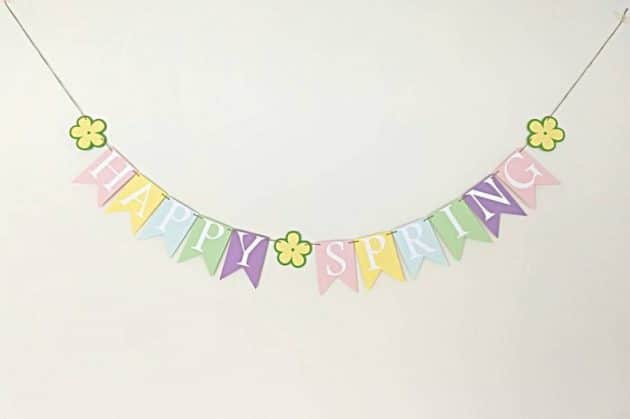16 Colorful Spring Banner & Garland Designs To Welcome The Season