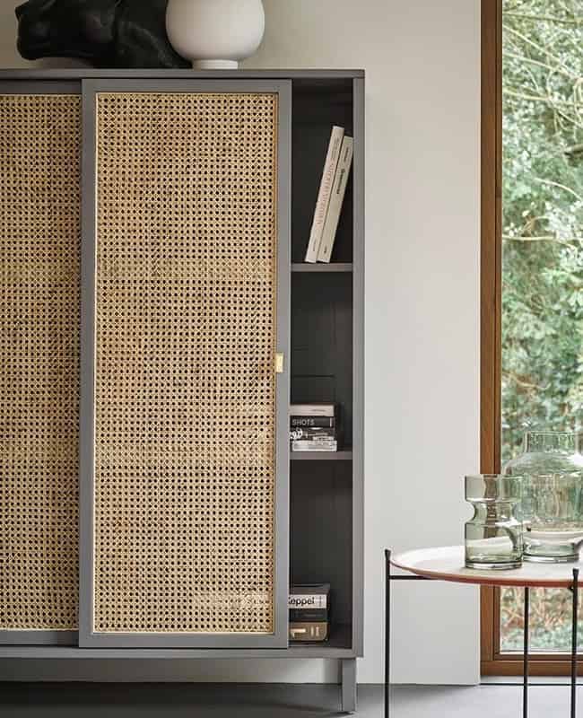 6 Wonderful Cane Cupboards for Your Home