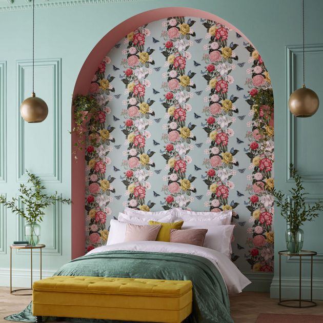 10 Patterned Wallpapers for the Bedroom