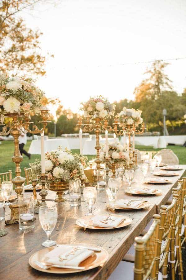 9 Inspired and Decorated Wedding Tables with Various Styles of Decor