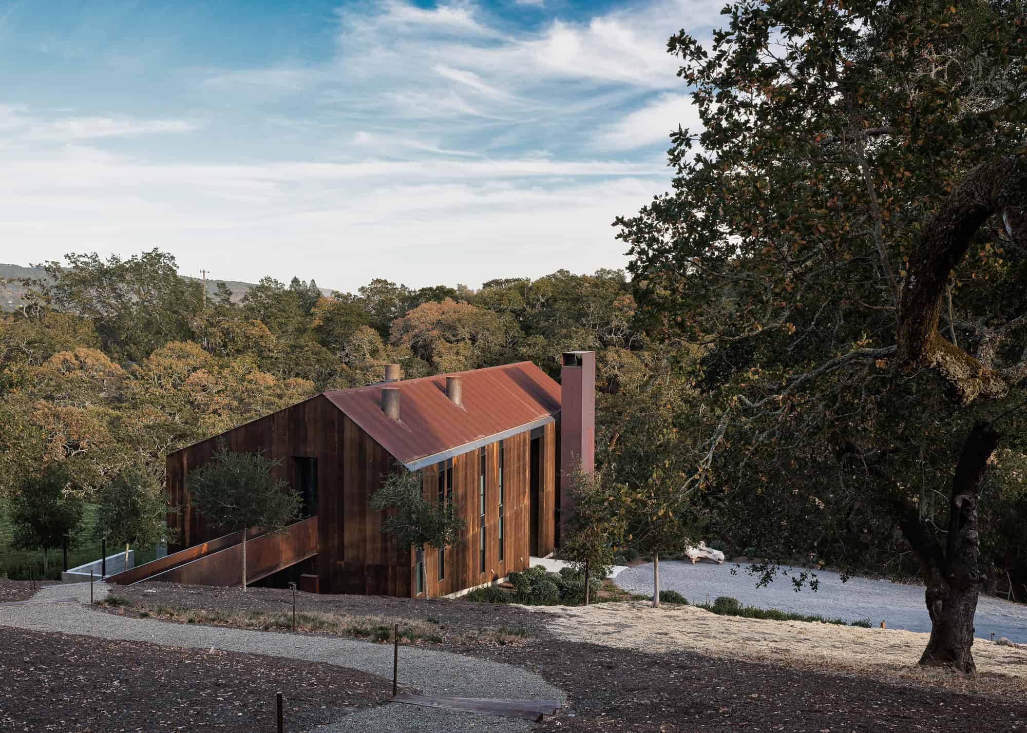 Big Barn by Faulkner Architects in Glen Ellen, California