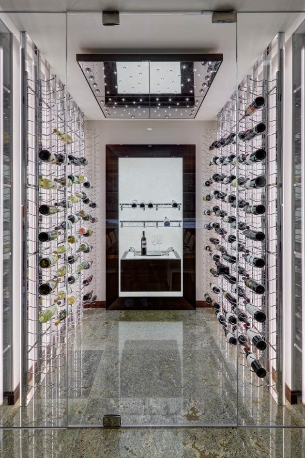 16 Sophisticated Mid-Century Modern Wine Cellar Designs