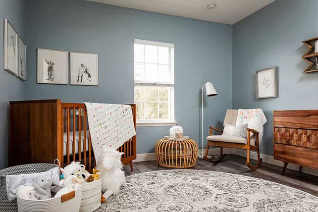 16 Wonderfully Cute Mid-Century Modern Nursery Ideas