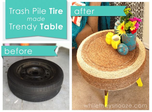 17 Interesting DIY Tire Project Ideas For Your Garden
