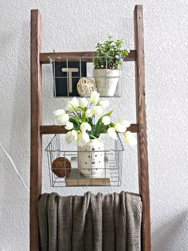 15 Stunning DIY Ladder Decor Projects You Must Try