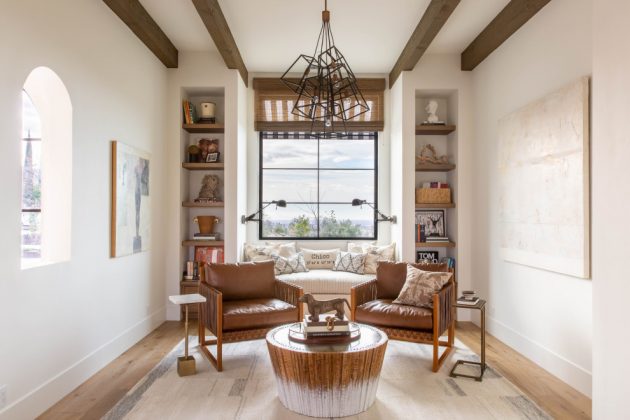 18 Elegant Mediterranean Home Office Designs That Will Give You Comfort ...