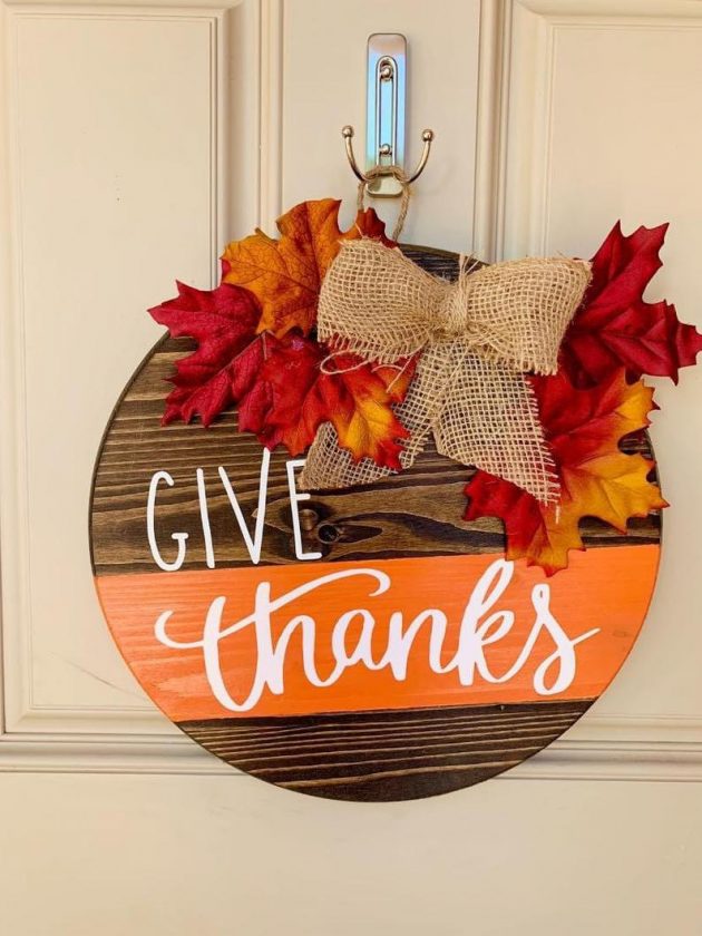 18 Enchanting Thanksgiving Sign Decorations For Your Home