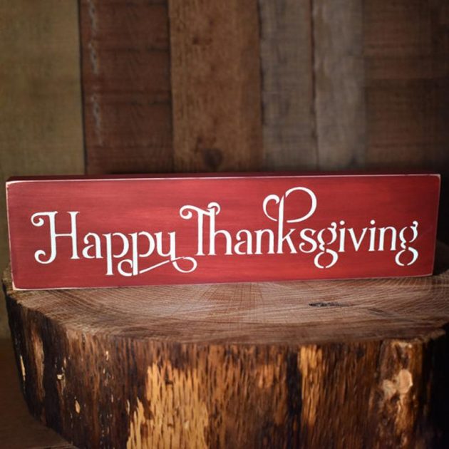 18 Enchanting Thanksgiving Sign Decorations For Your Home