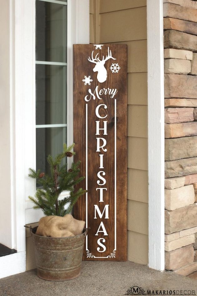 15 Wonderful Christmas Sign Decorations You Can Use Anywhere