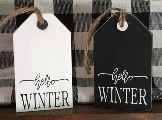 18 Charming Winter Sign Decorations For After The Holidays