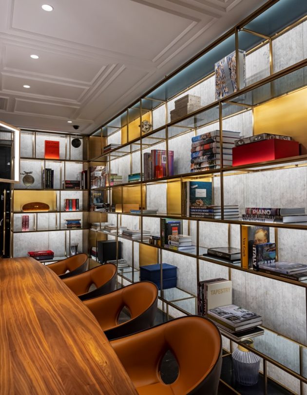 A Timeless Interior For A Timepiece Lounge: Entropia