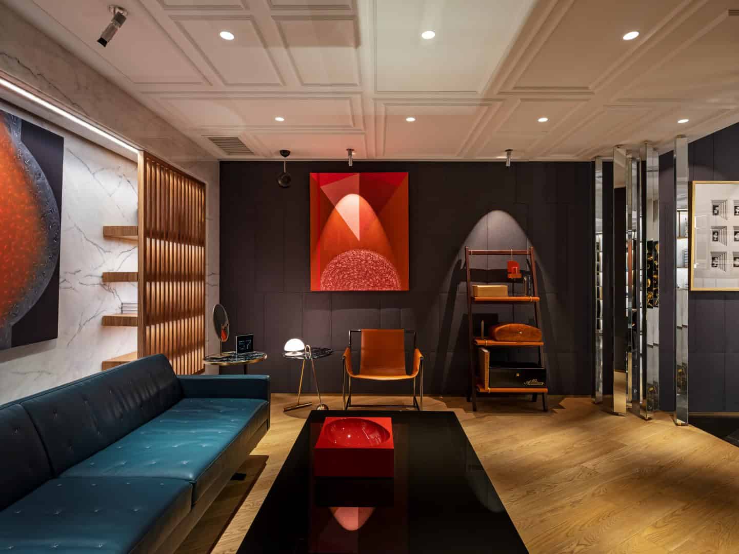 A Timeless Interior For A Timepiece Lounge: Entropia