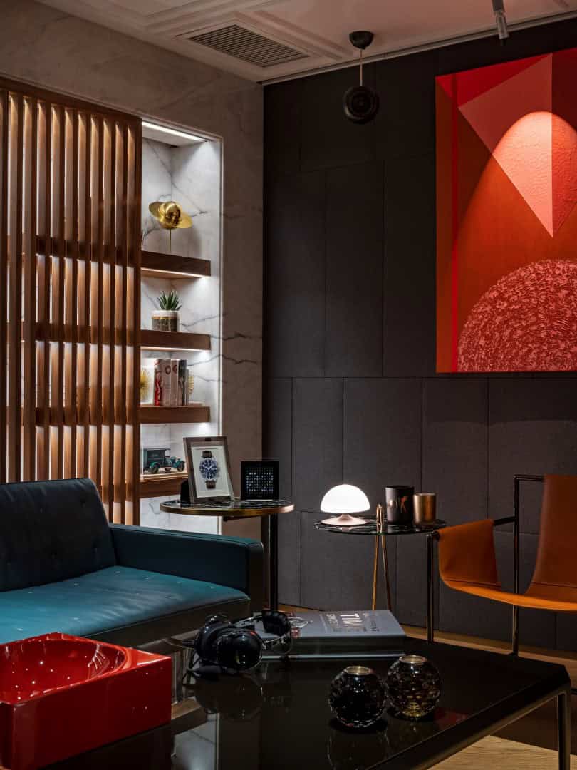 A Timeless Interior For A Timepiece Lounge: Entropia