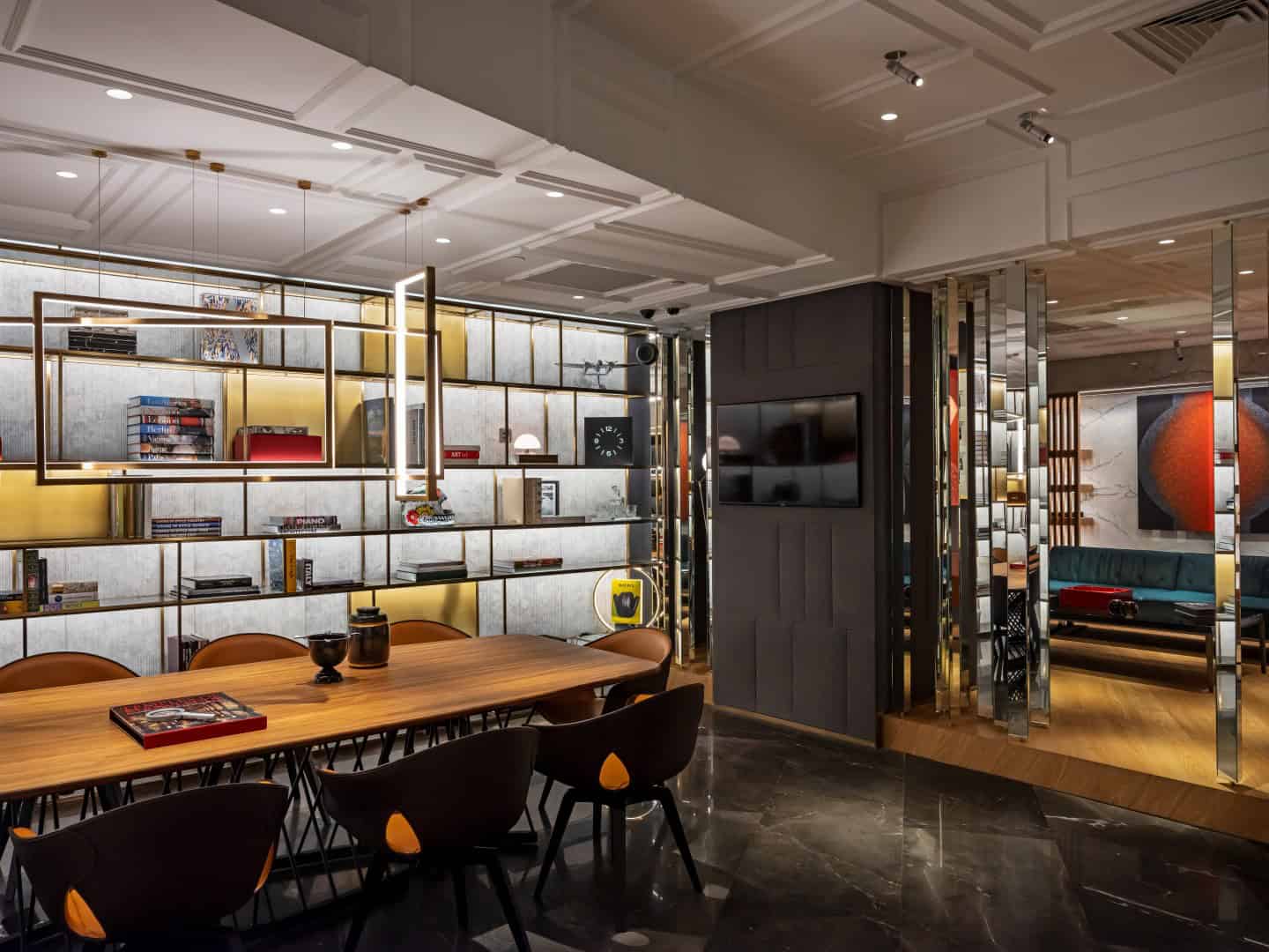 A Timeless Interior For A Timepiece Lounge: Entropia