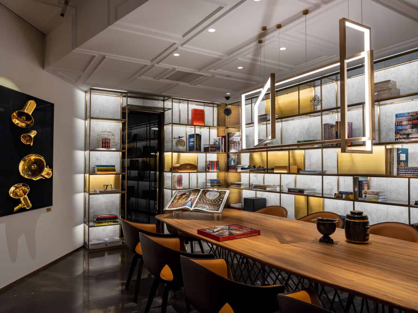 A Timeless Interior For A Timepiece Lounge: Entropia