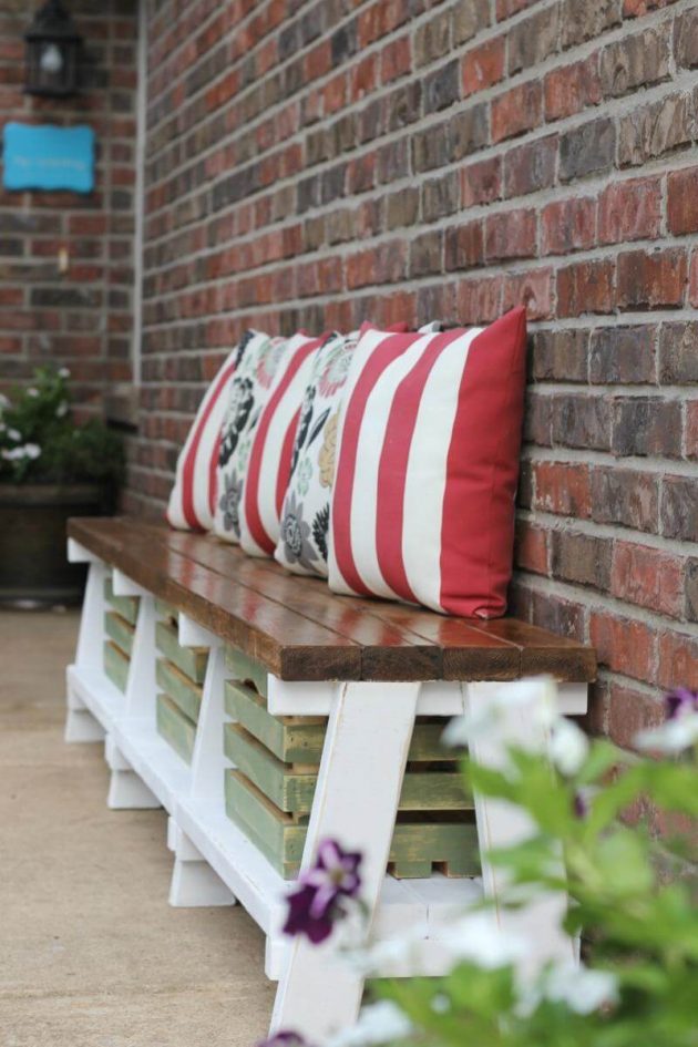 15 Lovely DIY Patio Bench Projects You Need To Make Before Spring