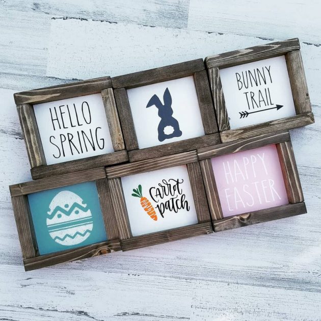 18 Beautiful Spring Sign Decoration Ideas To Scatter Around Your Home