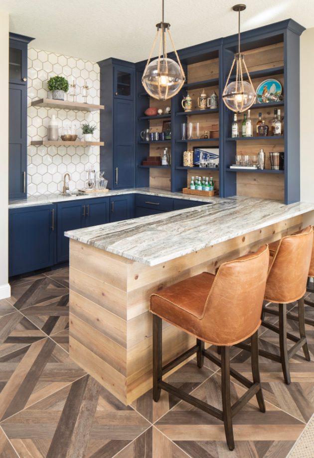 18 Magnificent Farmhouse Home Bar Designs For Any Occasion