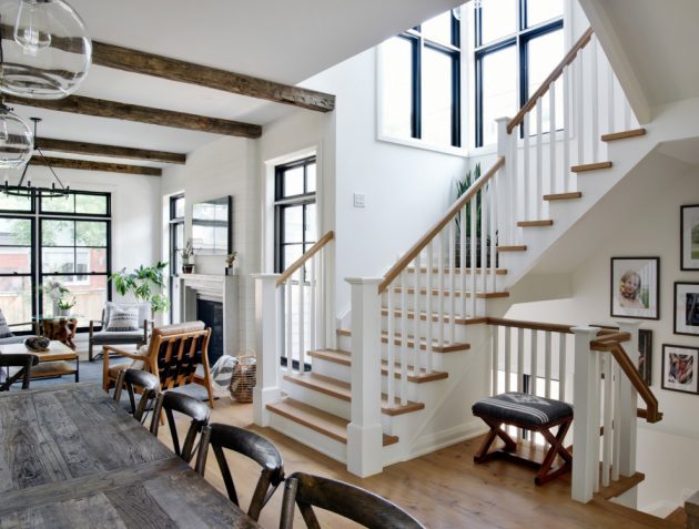 18 Outstanding Farmhouse Staircase Designs That Will Charm You