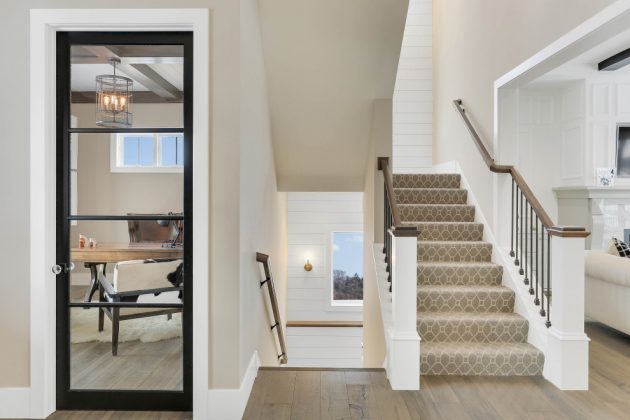18 Outstanding Farmhouse Staircase Designs That Will Charm You