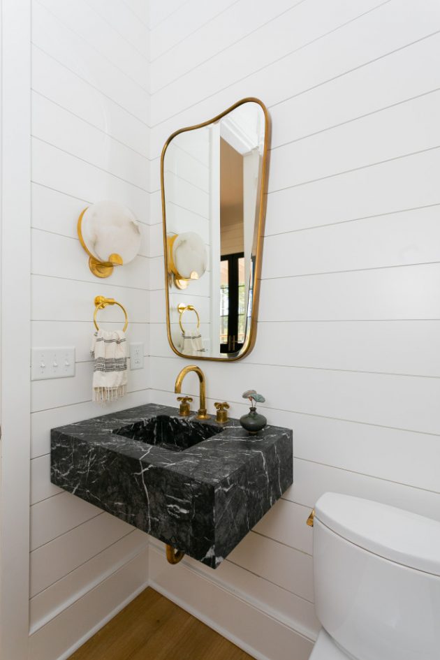 18 Lovely Coastal Powder Room Designs You'll Adore