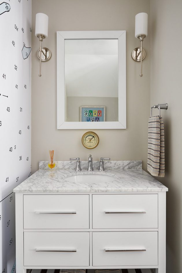 18 Lovely Coastal Powder Room Designs You'll Adore