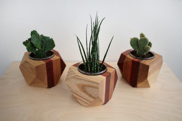 20 Elegant Geometric Planter Designs That Will Bring Order To Your Décor