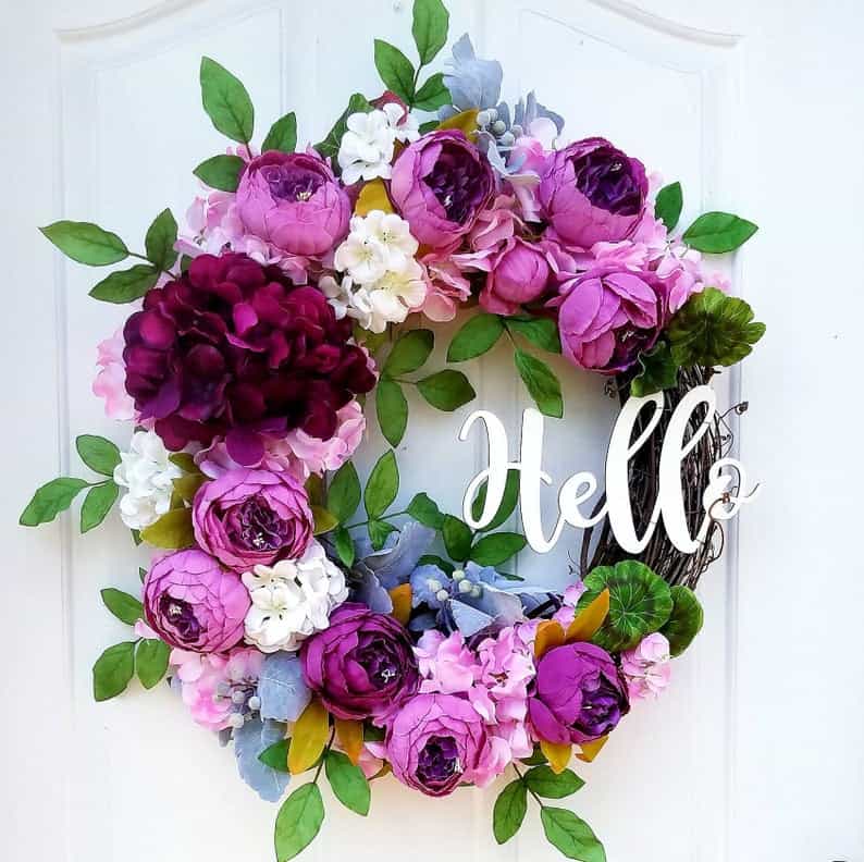 18 Fresh Floral Summer Wreath Designs You're Gonna Fall In Love With