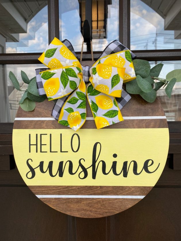 18 Joyful Summer Sign Designs That Will Bring Some Color To Your Home