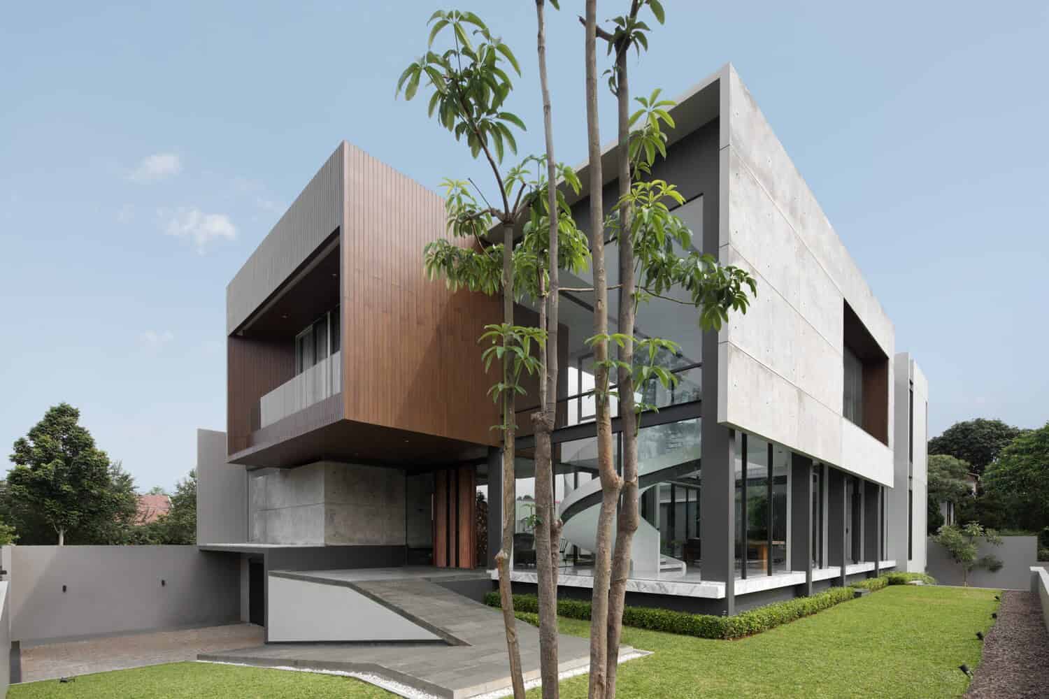 BP House by Rakta Studio in the Serpong Sub-District of Indonesia