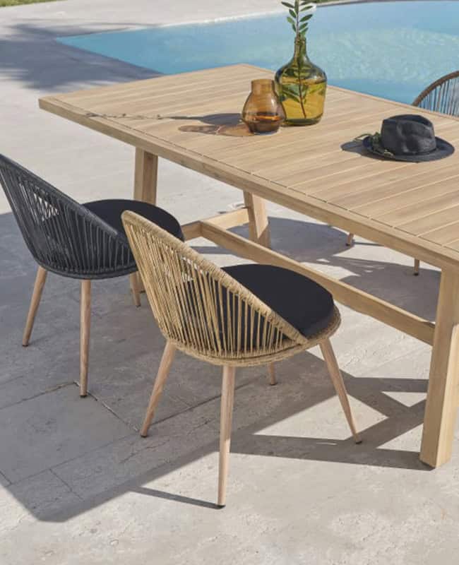 Natural Chairs For The Garden You'll Adore