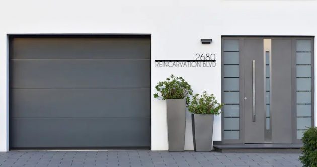 15 Sleek Modern House Number Designs Any Modern Home Needs