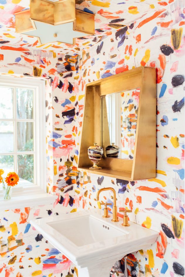 17 Chic Eclectic Powder Room Designs That Will Thrill You