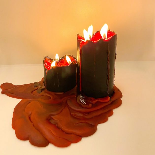 16 Super Creepy Halloween Candle Designs You'll Love