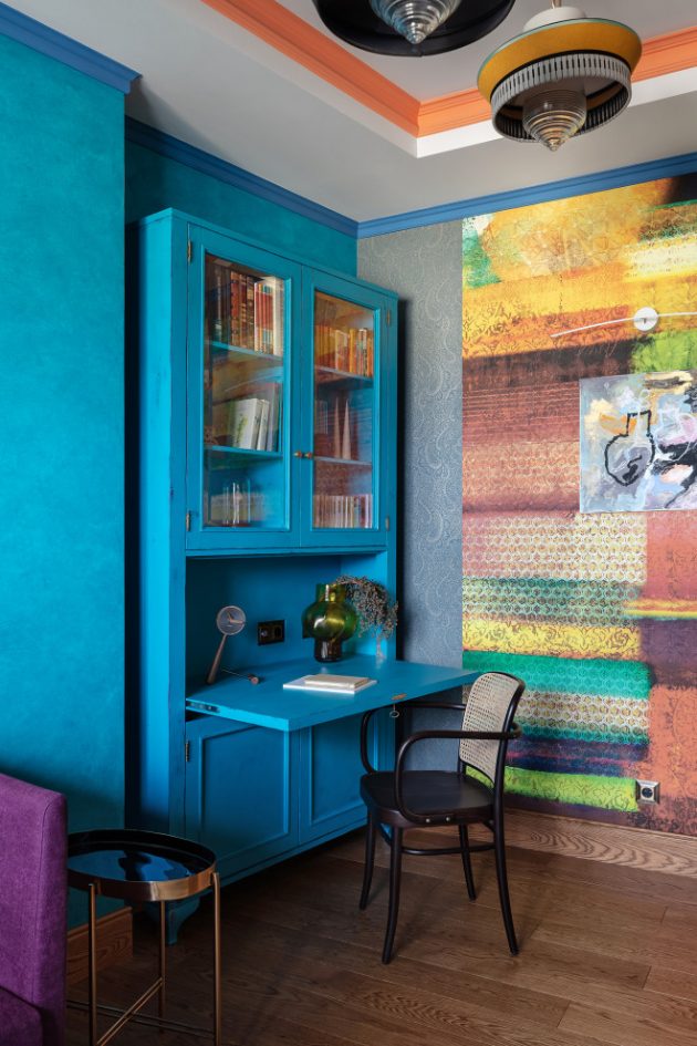 17 Vibrant Eclectic Home Office Designs You Can Work All Day Long In