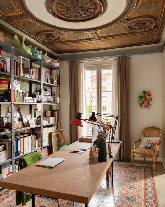 17 Vibrant Eclectic Home Office Designs You Can Work All Day Long In