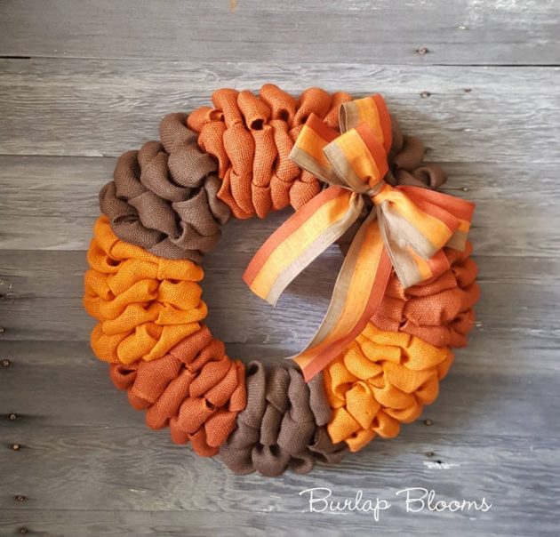 18 Enchanting Thanksgiving Wreath Designs For November