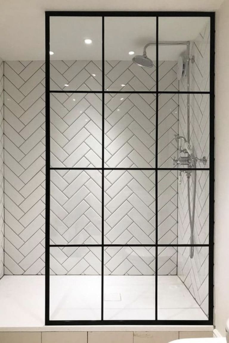 A Glass Roof In The Bathroom