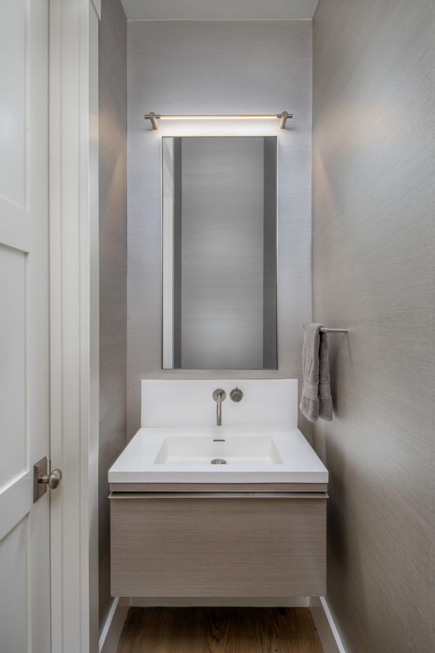 20 Exquisite Contemporary Powder Room Designs With A Creative Spark