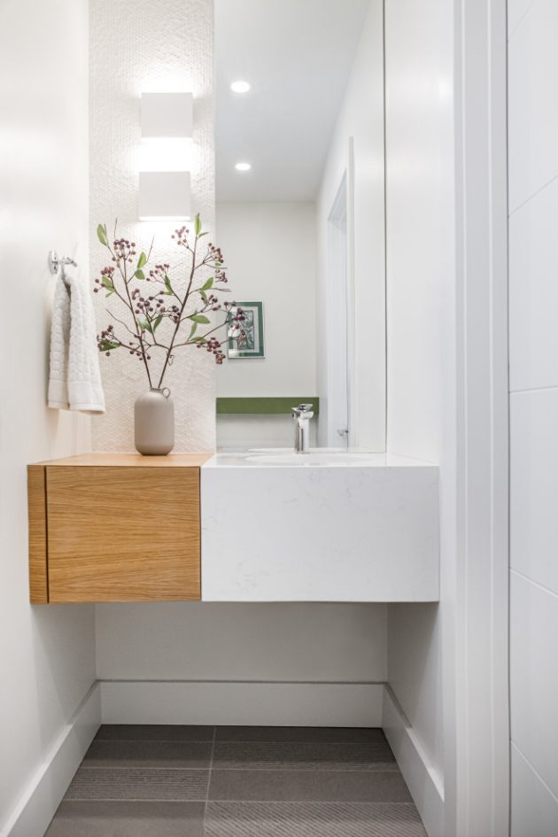 20 Exquisite Contemporary Powder Room Designs With A Creative Spark