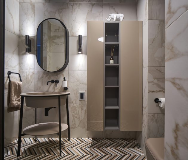 20 Exquisite Contemporary Powder Room Designs With A Creative Spark